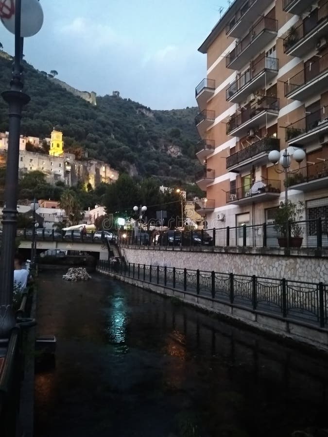 Sarno river stock image. Image of italy, river, travel - 38295553