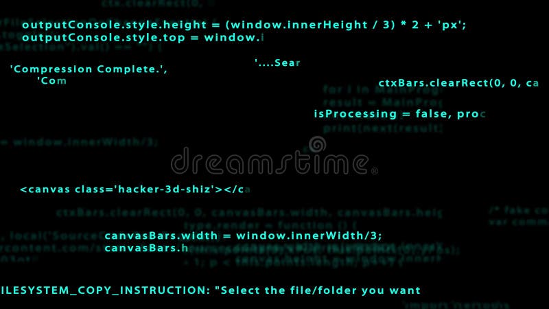Source Scripts on the Screen Stock Footage - Video of encryption, interface: 237257490