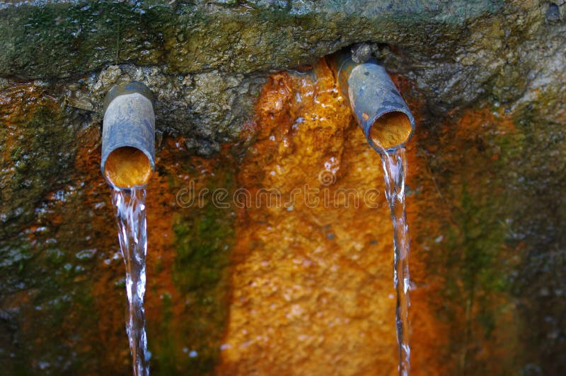 Source of spring water stock image. Image of chirui, grass - 98731203
