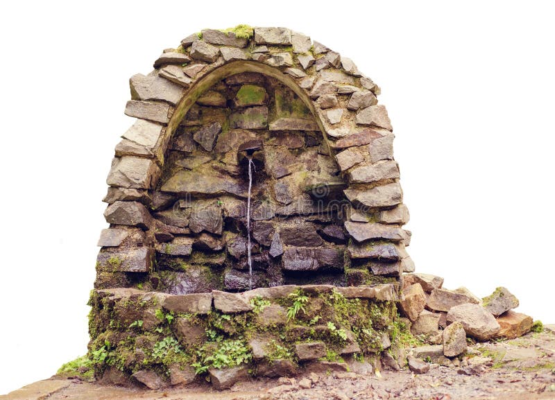 Source of spring water stock image. Image of drinking - 128479829