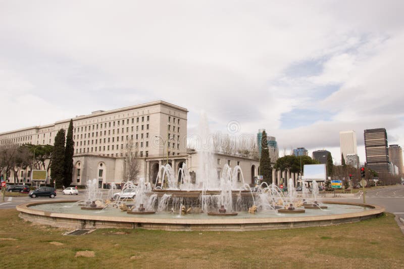 Source in a square stock photo. Image of cloudy, urban - 50266392