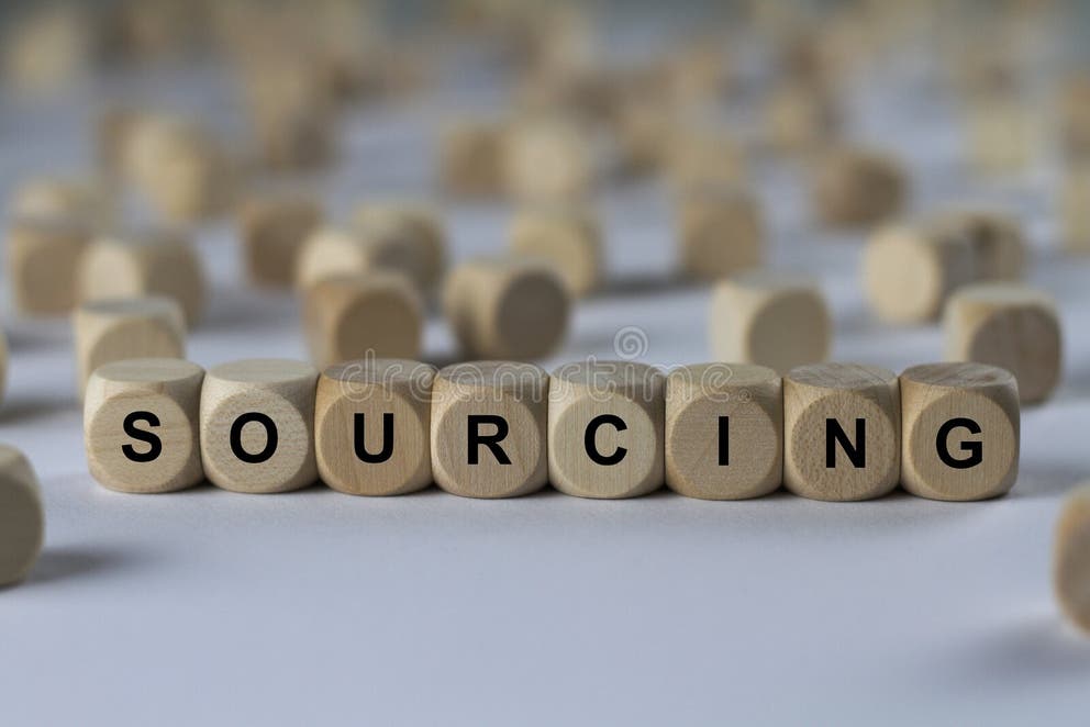 SOURCING - Image with Words Associated with the Topic RECRUITING, Word ...