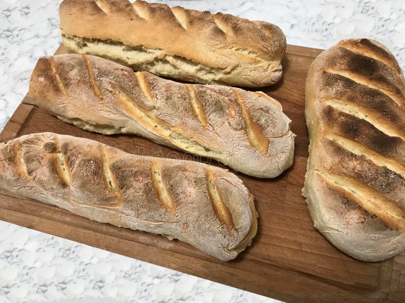 Sourdough Bread. Bakery Bread with Golden Crust Bread Stock Photo ...