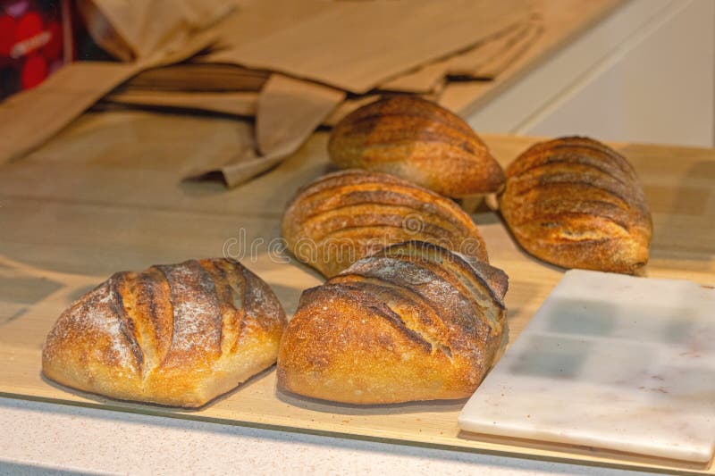 Sourdough Bread Craft Bakery Stock Photo - Image of food, manu: 349597688