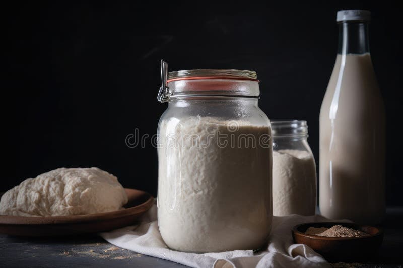 Sourdough Starter with Ripe and Tangy Fermentation, Ready To Be Used ...