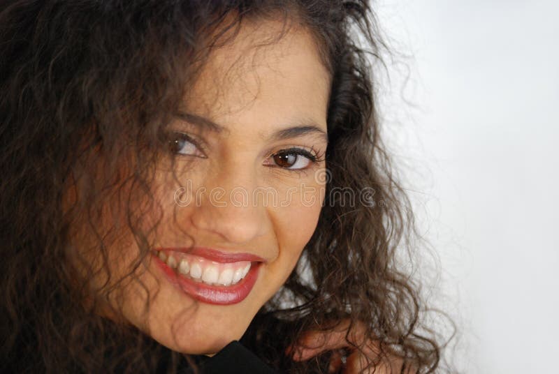 Sourire image stock. Image du espiègle, confiance, bonheur - 1680197