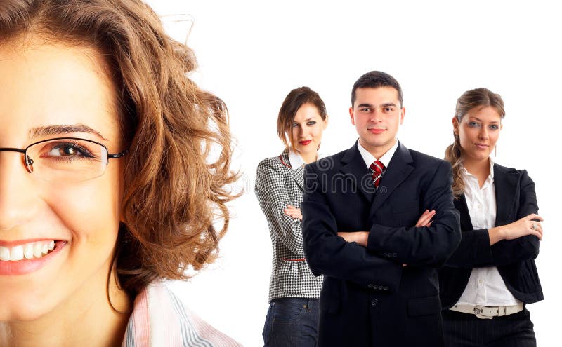 Grand sourire photo stock. Image of conduite, bouclé, businessman - 4539828