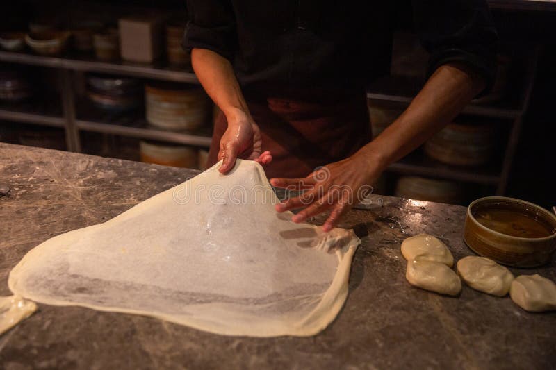 Making Roti Canai or Paratha Stock Image - Image of cuisine, indonesian ...