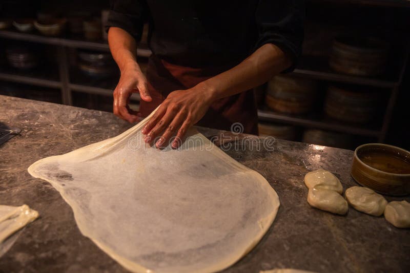 Making Roti Canai or Paratha Stock Image - Image of indian, counter ...