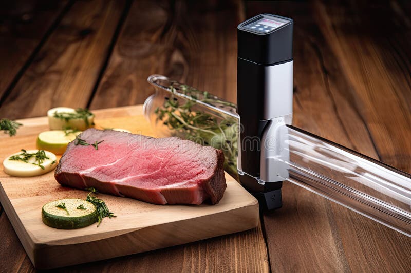 Sous vide vacuum cooking stock photo. Image of airtight - 277668764