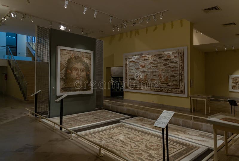 Sousse Archaeological Museum Interior Stock Image - Image of greek ...