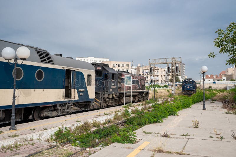 EL JEM, TUNISIA - JUNE 17, 2019: Train Interior in Tunisian Railway ...