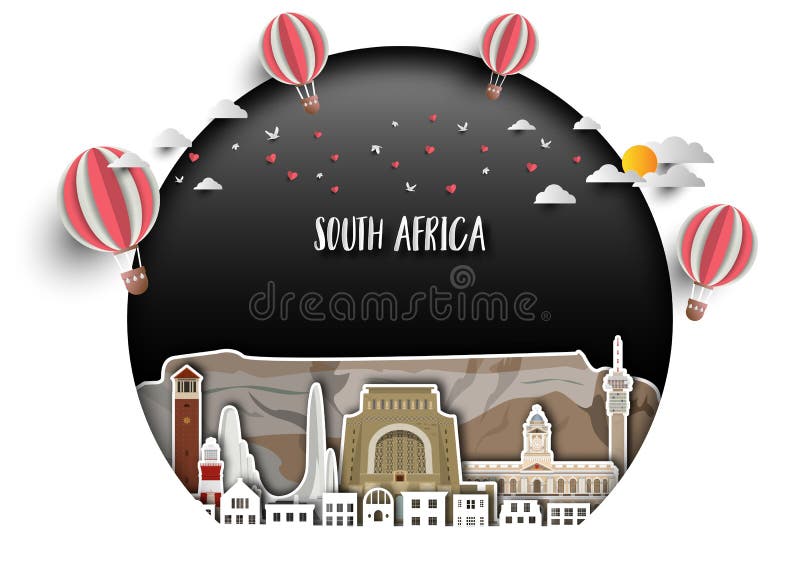 South Africa Landmark Global Travel and Journey Paper Background Stock ... South Africa Landmark Global Travel and Journey Paper Background Stock ...