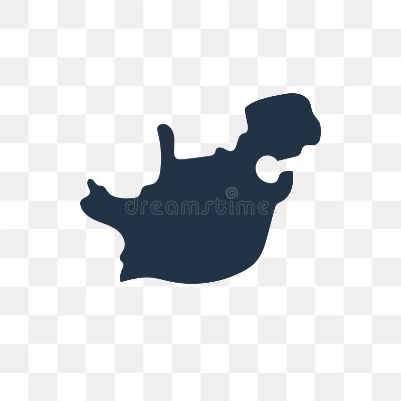 South Africa Map Vector Icon Isolated on Transparent Background, South ...