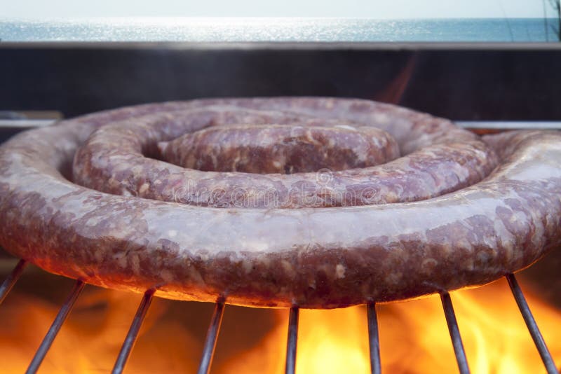 African Boerewors stock photo. Image of boerewors, giant - 3624716