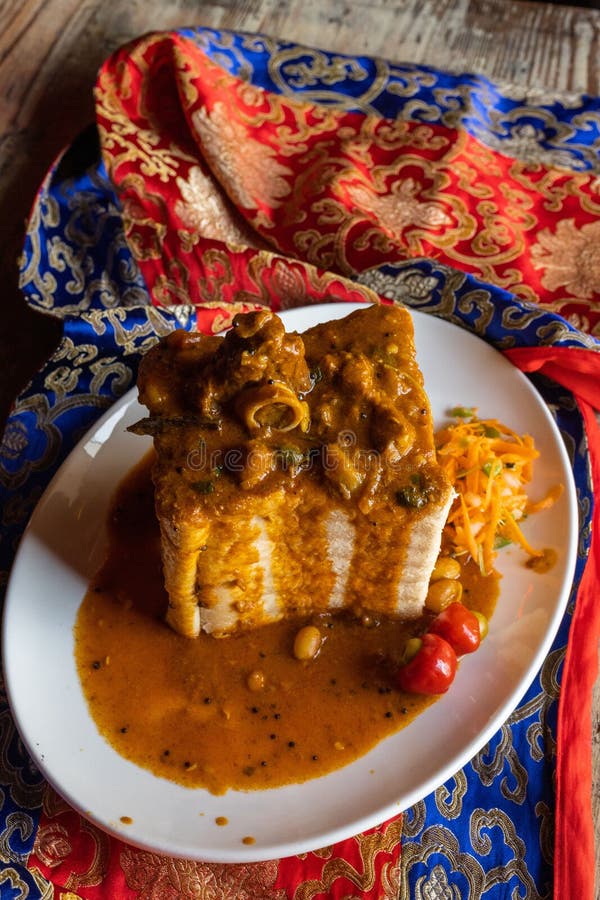 South African Indian Food at Restaurant Stock Photo - Image of cuisine ...