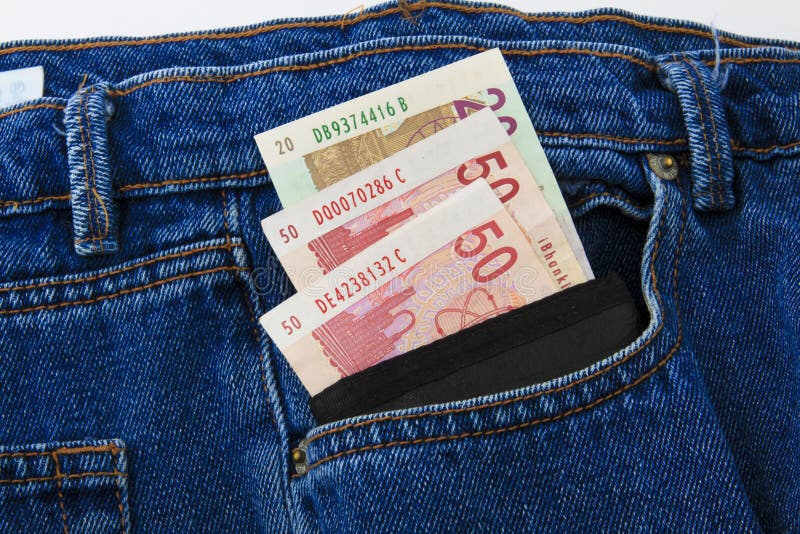 South African R50 and R20 Notes Stock Photo - Image of horizontal ...