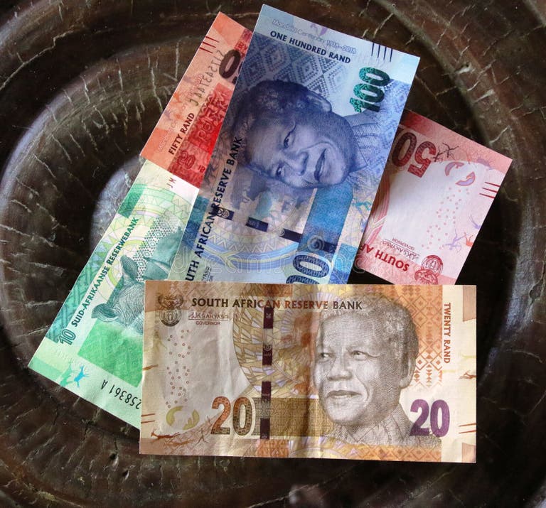 South African Rand Banknotes Editorial Stock Image - Image of finance ...