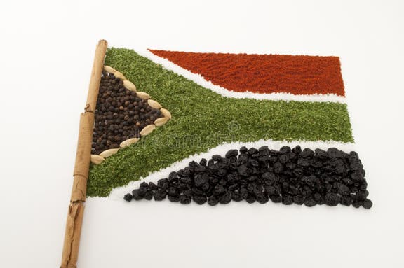 South African Spice flag stock photo. Image of country - 19593186