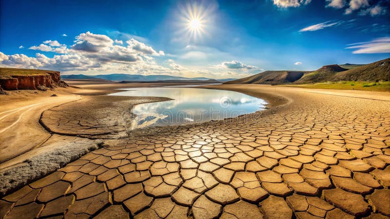 South Africas Empty Dam a Drastic Visual of Drought and Water Scarcity ...