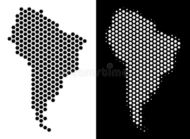 America Map Hex Tile Scheme Stock Illustrations – 39 America Map Hex ...