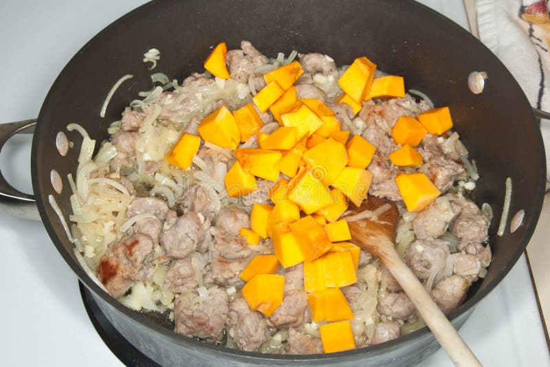 South American Butternut Squash Stock Image - Image of herbs ...