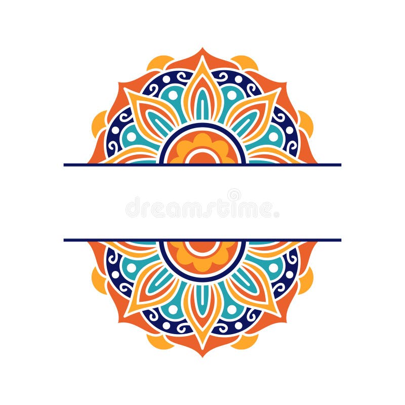 South Asian Heritage Frame Vector Collection Stock Illustration ...