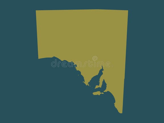 South Australia, Australia. Solid. No Legend Stock Illustration ...