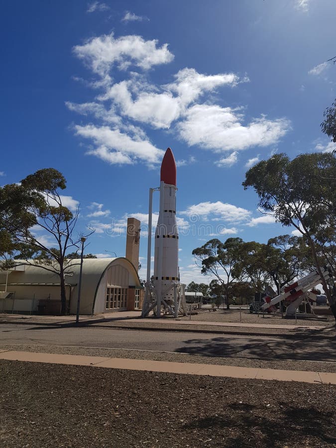 South Australian Outback Rocket Science Editorial Stock Image - Image ...