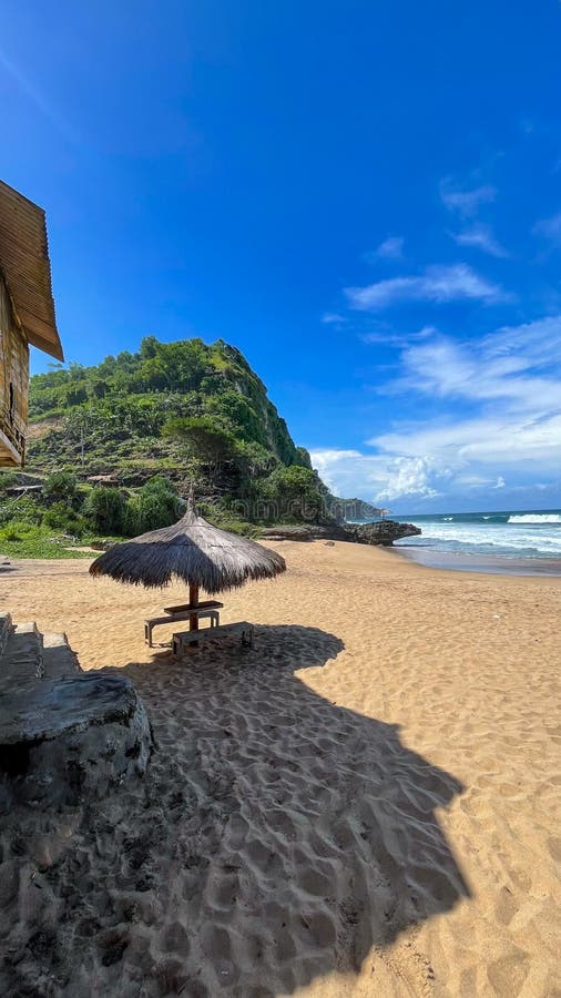 South beach stock photo. Image of clift, cottage, java - 265579522