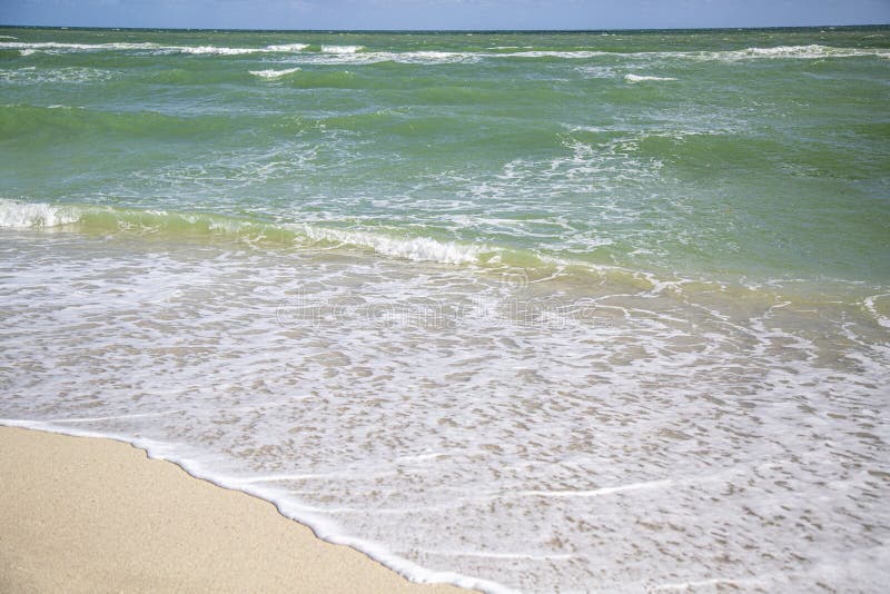 South Beautiful Tropical Beach and Blue Sky. Stock Image - Image of ...