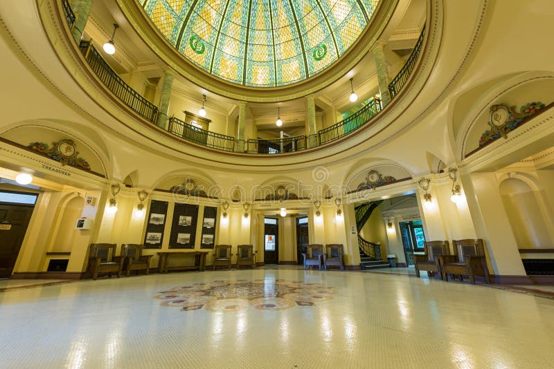 The Atrium of the Pacific County Courthouse in South Bend, Washington ...