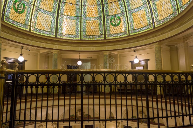 The Rotunda of the Pacific County Courthouse, South Bend, Washington ...