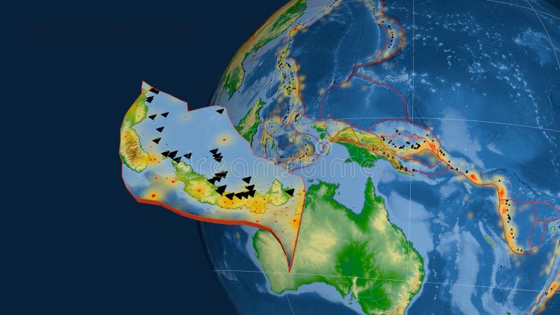 South Bismarck Plate Presented - Physical Stock Illustration ...
