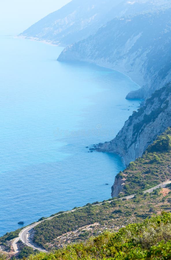 South Cape Of Lefkas Island, Greece Stock Image - Image of lefkada ...