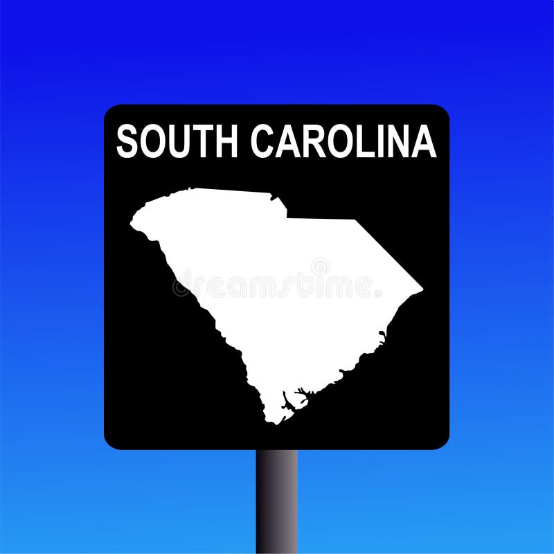 South Carolina Highway Sign Stock Vector - Illustration of indication ...
