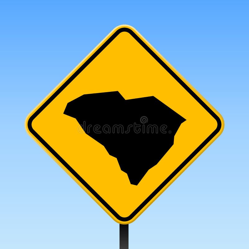 South Carolina Road Map Stock Illustrations – 145 South Carolina Road ...