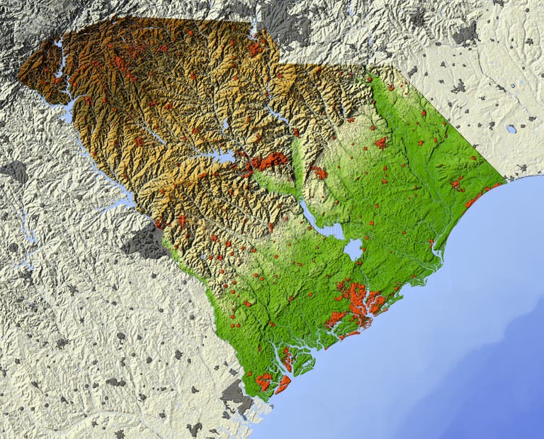 South America Topographic Map Stock Illustrations – 4,432 South America ...