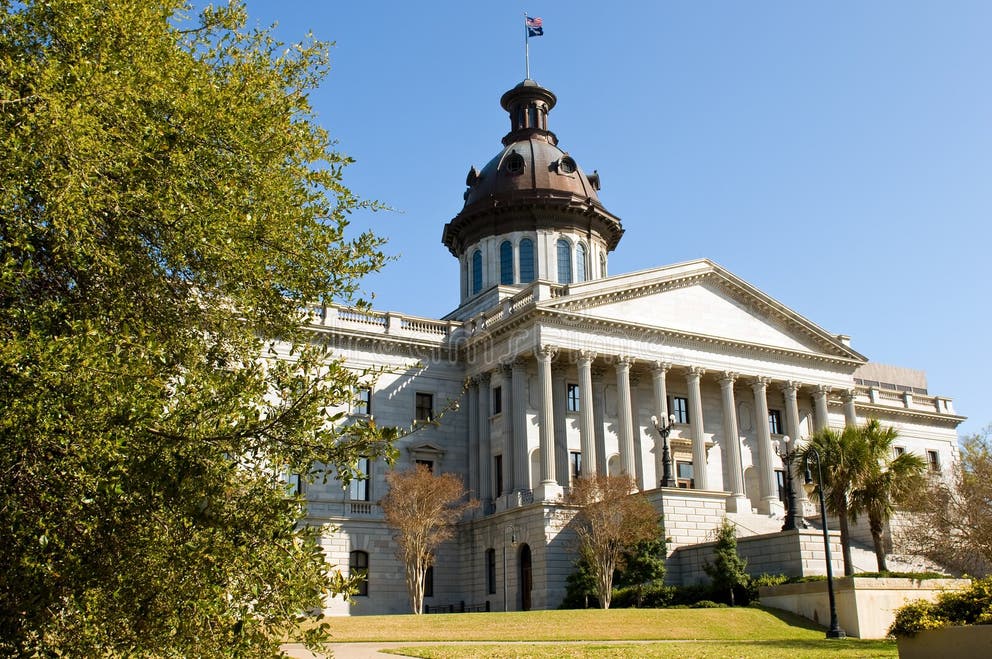 South Carolina State Capitol Stock Photo - Image of south, political ...
