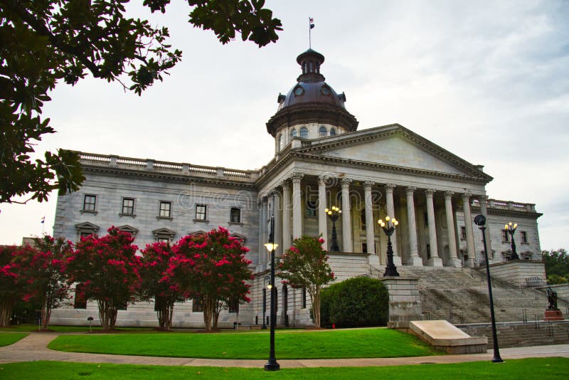 The South Carolina State Capitol Stock Image - Image of governing ...