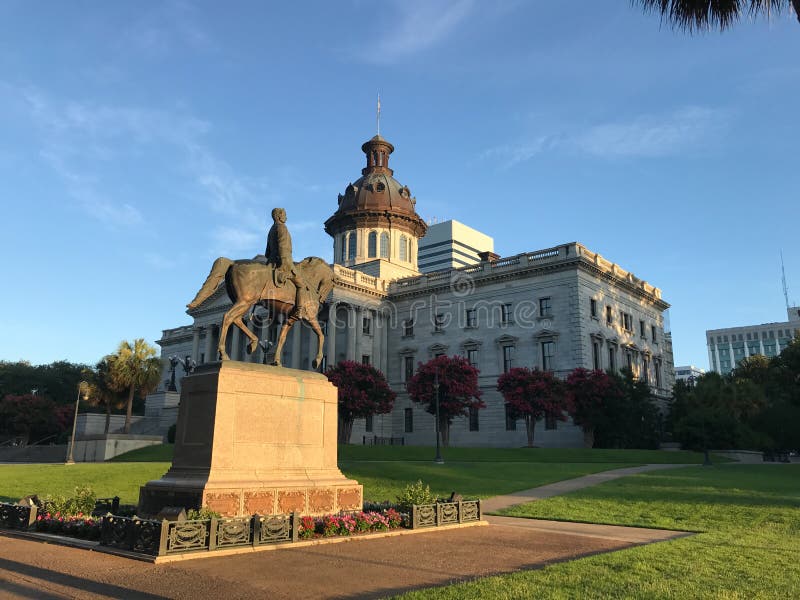 Wade Hampton III Monument on the SC State House Grounds Editorial ...