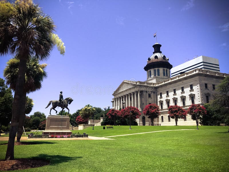 South Carolina State House in Columbia Editorial Stock Photo - Image of ...