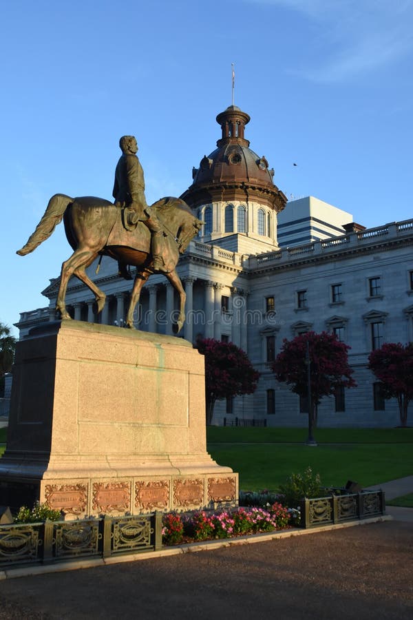 Wade Hampton III Monument on the SC State House Grounds Editorial ...