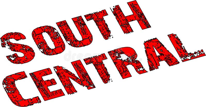 South Central Text Sign Illustration Stock Vector - Illustration of ...