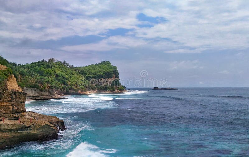South coast of java stock image. Image of south, pacitan - 103368617