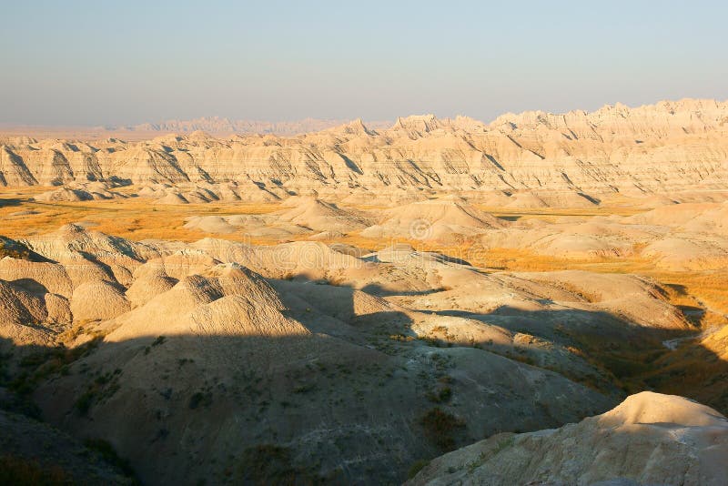 South Dakota Badlands stock image. Image of banding, shadows - 13023689
