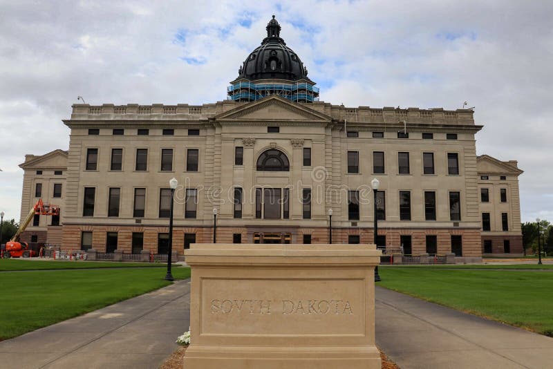 South Dakota State Capitol stock image. Image of legislature - 211876985