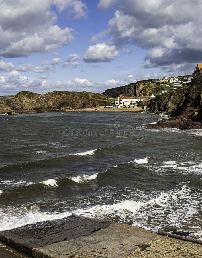 UK - South Devon - Hope Cove Stock Image - Image of greenery, english ...