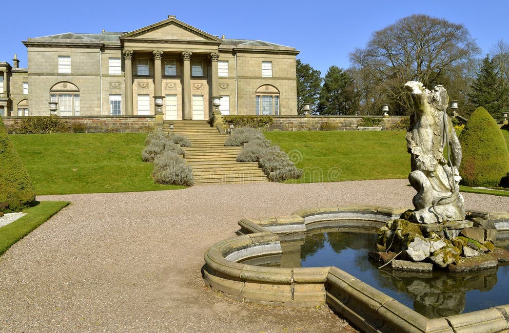 Tatton Hall in Cheshire stock image. Image of heritage - 108479137