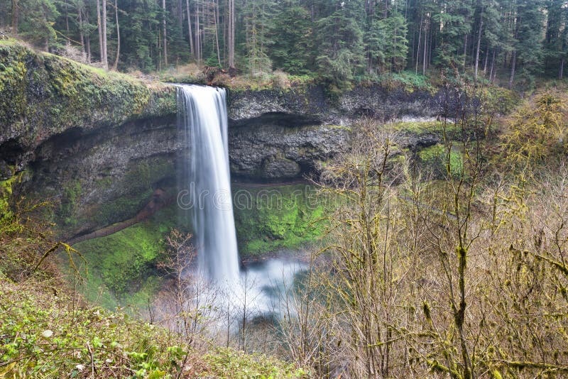 South Falls at spring stock photo. Image of landscape - 68949390